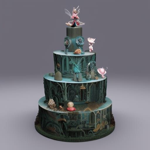 puppet cakes for the cake palace of Cosmicorphan - AI Generated Artwork ...