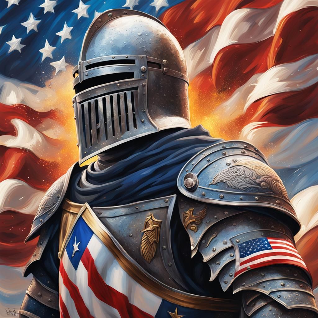 All-American Knight - AI Generated Artwork - NightCafe Creator