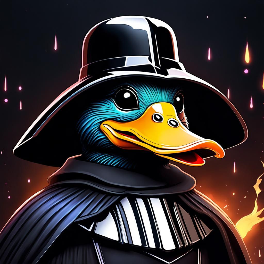 Duck Vader ☄️ - AI Generated Artwork - NightCafe Creator