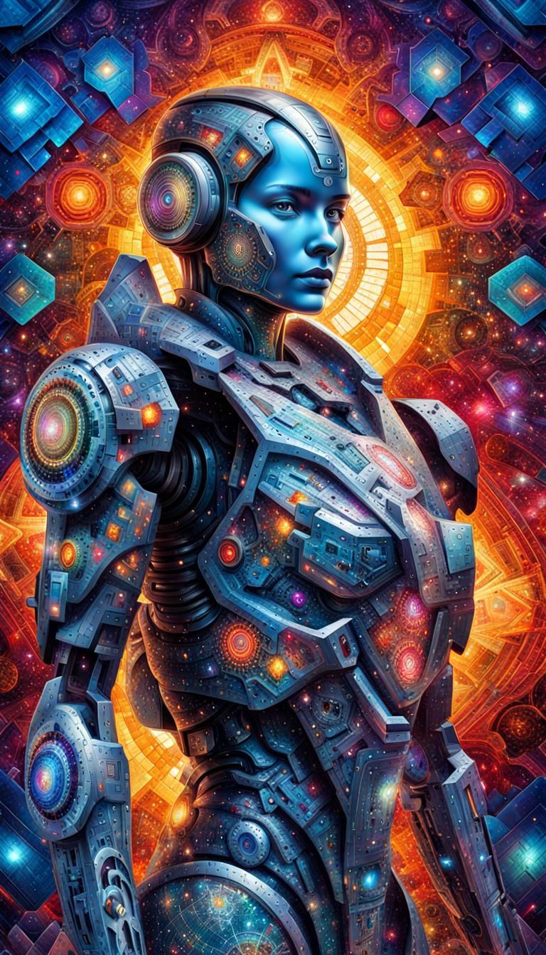 Gears of the Aether: Cyborg Artisan Puzzle - AI Generated Artwork ...