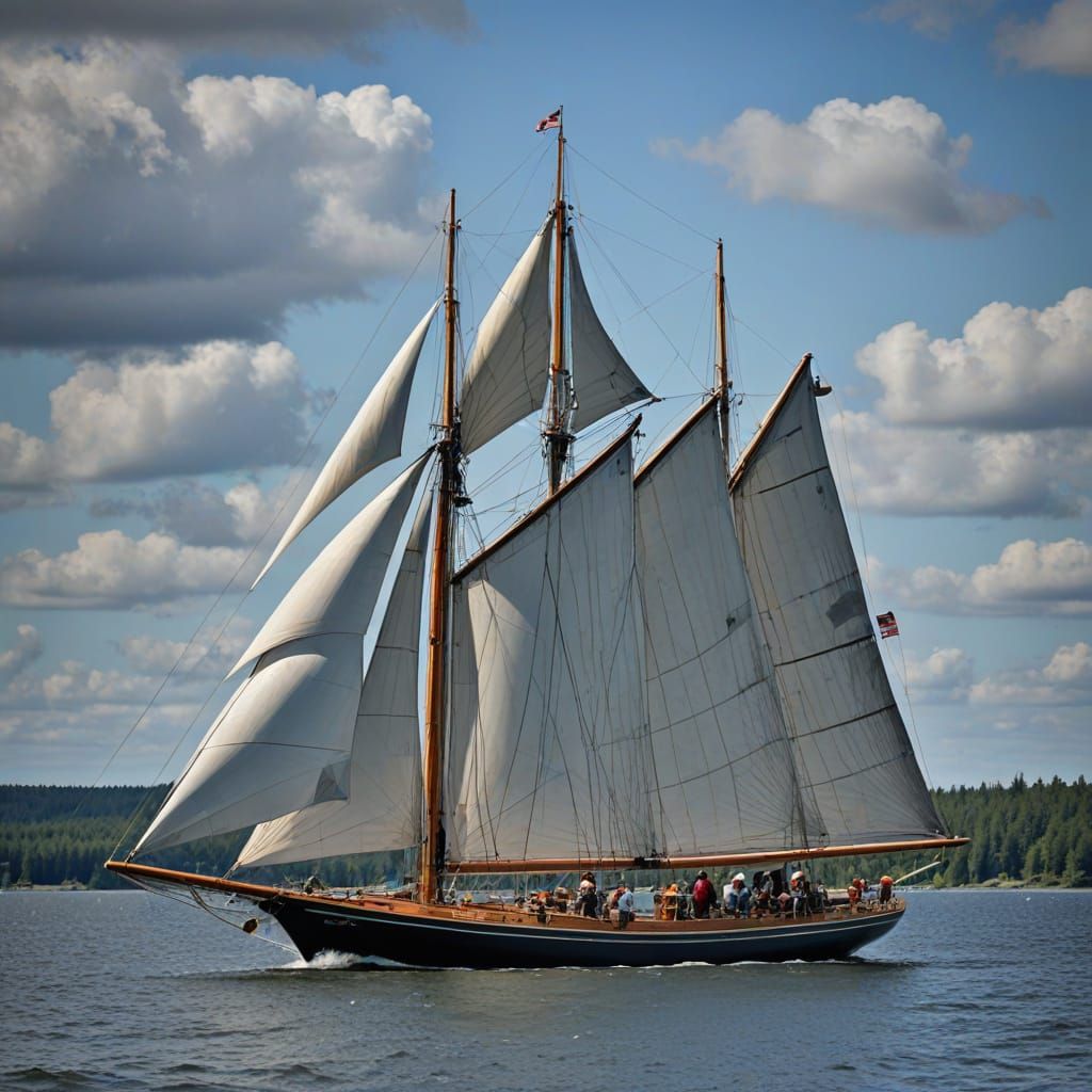 Bluenose II, fishing and racing Schooner