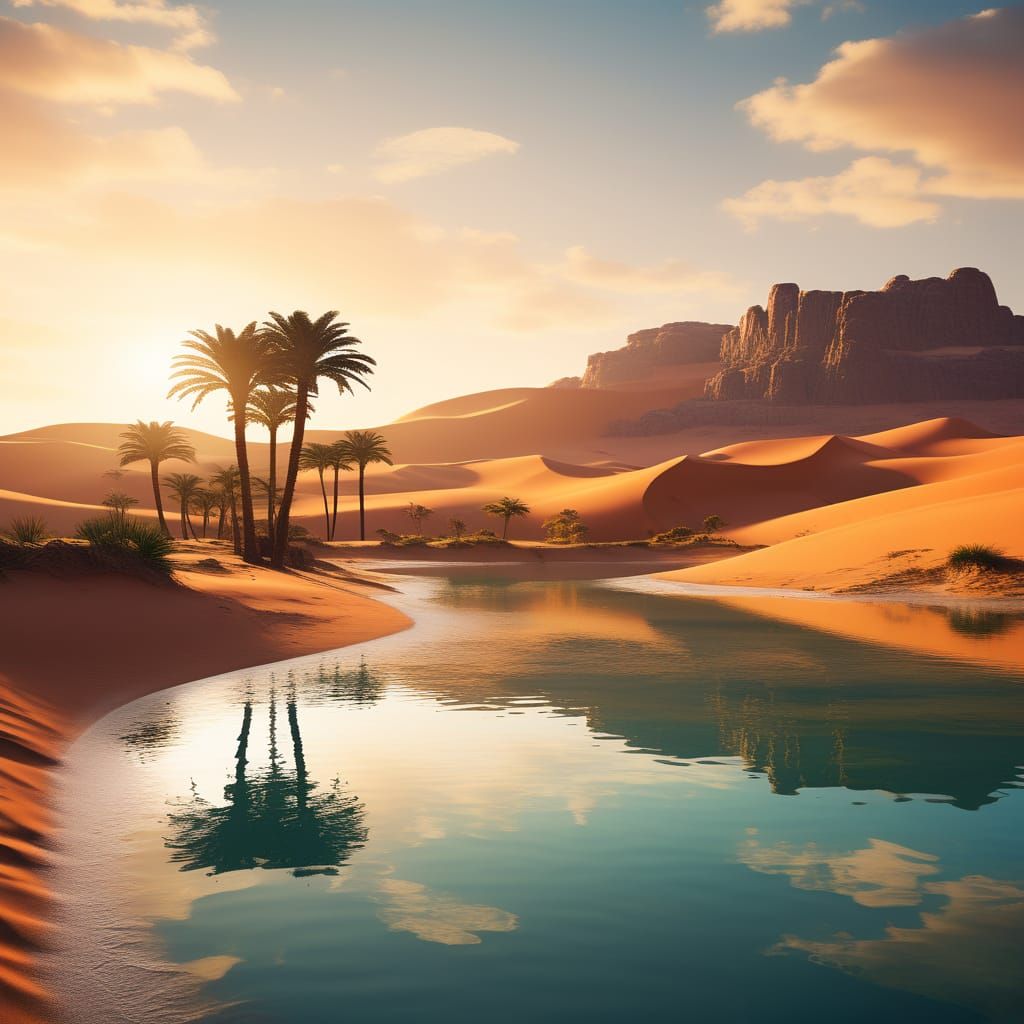 Oasis - AI Generated Artwork - NightCafe Creator