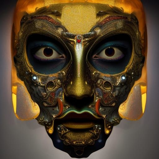 Circé mask - AI Generated Artwork - NightCafe Creator