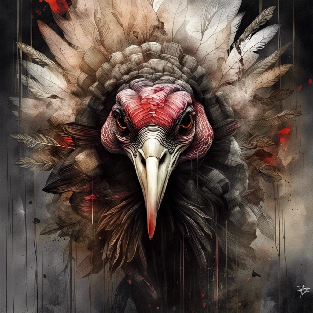 someone has their feathers in a ruffle! - AI Generated Artwork ...