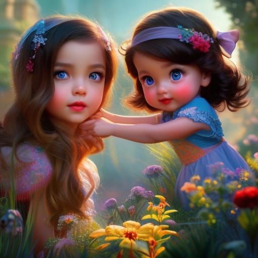 Spending Precious Time With My Sister - AI Generated Artwork ...