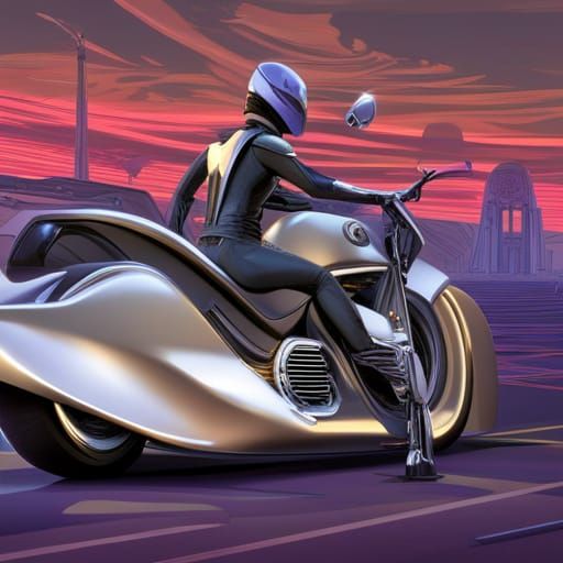 Motorcycle - AI Generated Artwork - NightCafe Creator