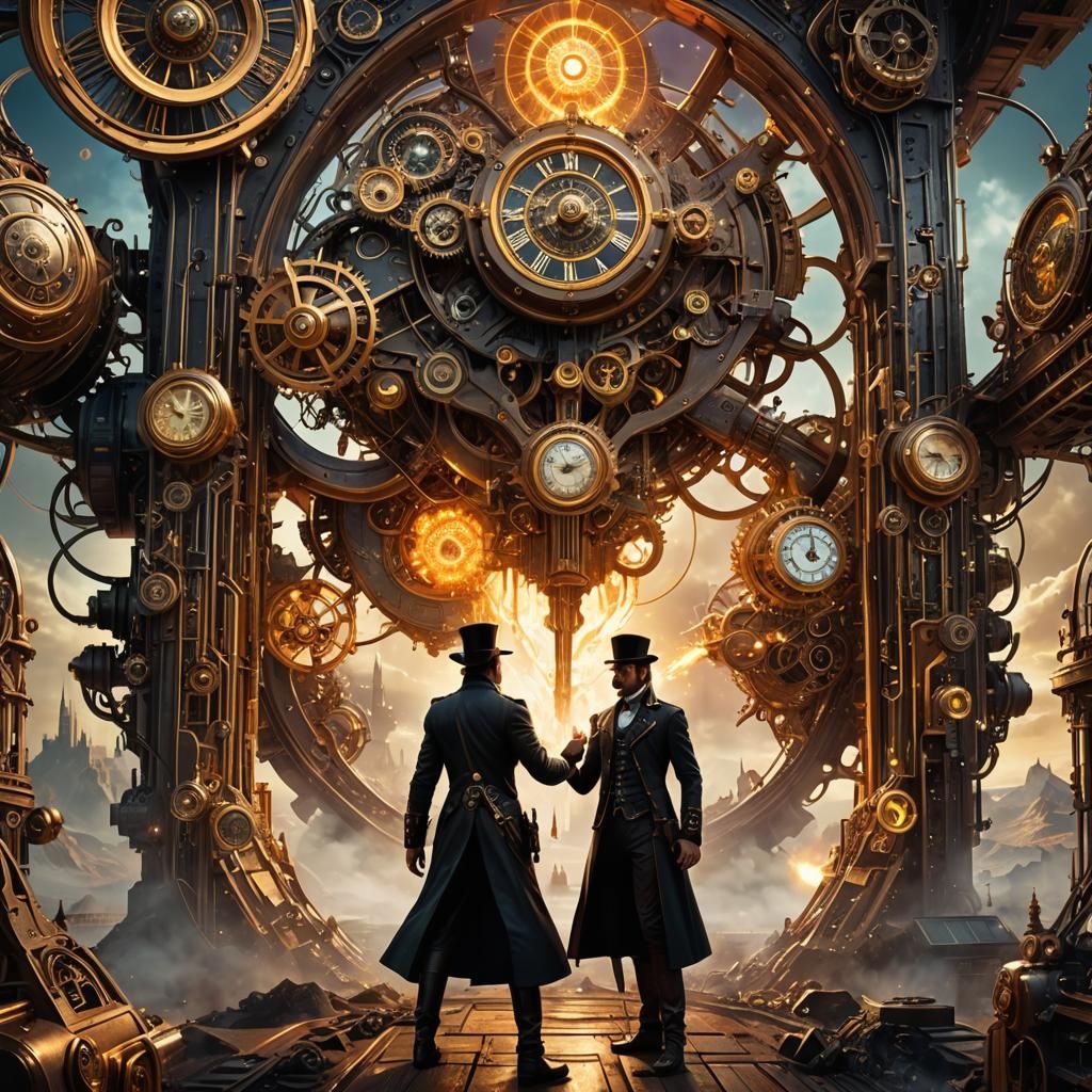 Time travel portal - AI Generated Artwork - NightCafe Creator