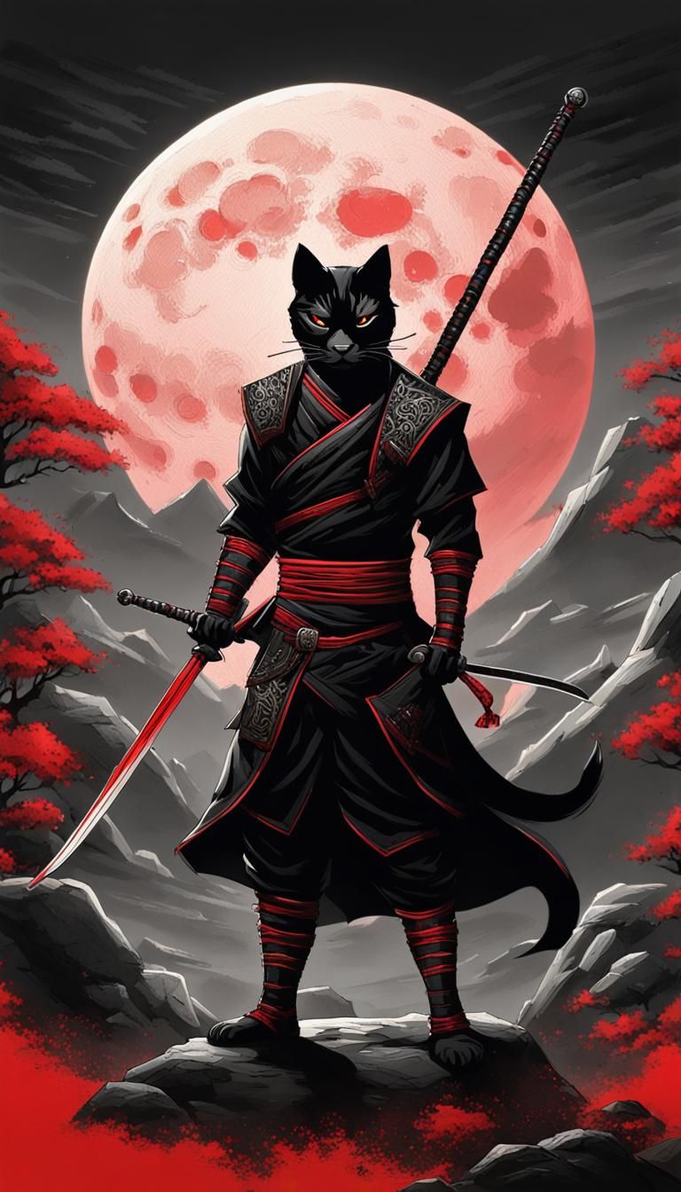 Ninja Cats - AI Generated Artwork - NightCafe Creator
