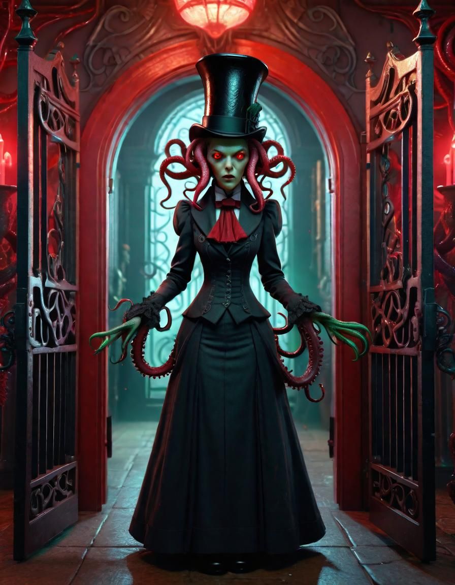 Lady Cthulhu 03 - AI Generated Artwork - NightCafe Creator