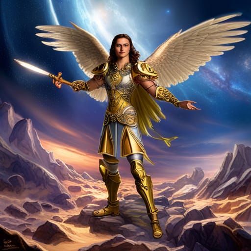 Metatron serafin 6 winged fighter for god and the divine members of ...