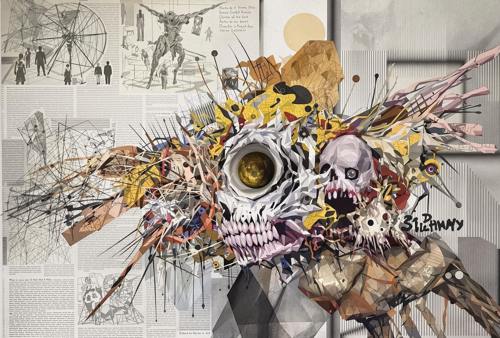 - Cyberpunk Art: Distorted Surrealism with Neon and Dark H...