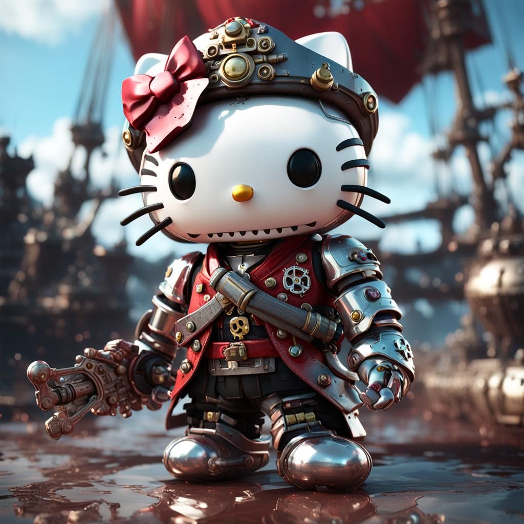 hello kitty - AI Generated Artwork - NightCafe Creator