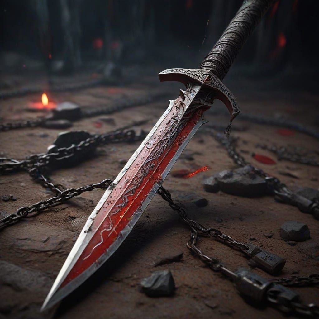 Dagger from Hell - Epic Hellish Dagger Unleashes Bloody Fury