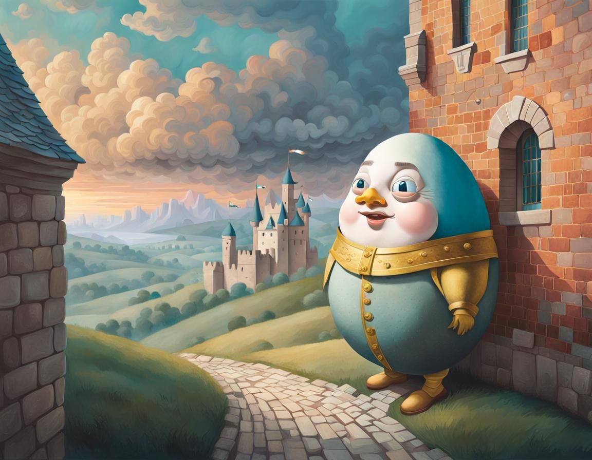Humpty Dumpty - AI Generated Artwork - NightCafe Creator