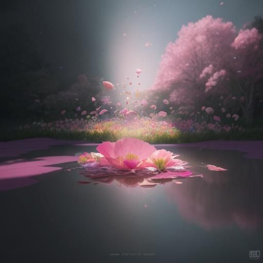 spring reflections - AI Generated Artwork - NightCafe Creator