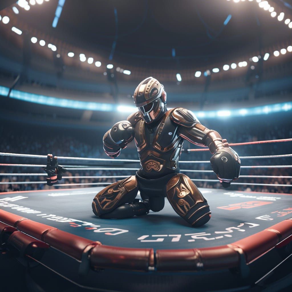 Mecha boxing 🥊💪 - AI Generated Artwork - NightCafe Creator