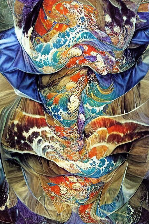 Silken Waves M22 - AI Generated Artwork - NightCafe Creator