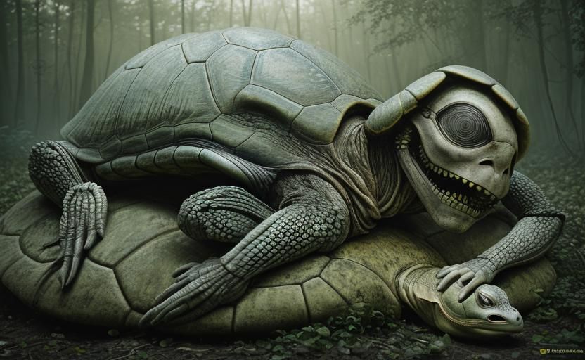 Turtle Fail - AI Generated Artwork - NightCafe Creator