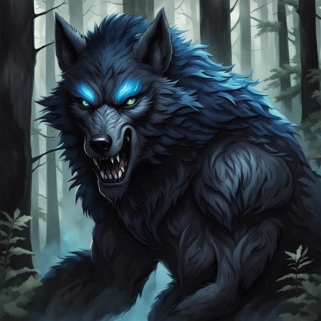 Werewolf - AI Generated Artwork - NightCafe Creator