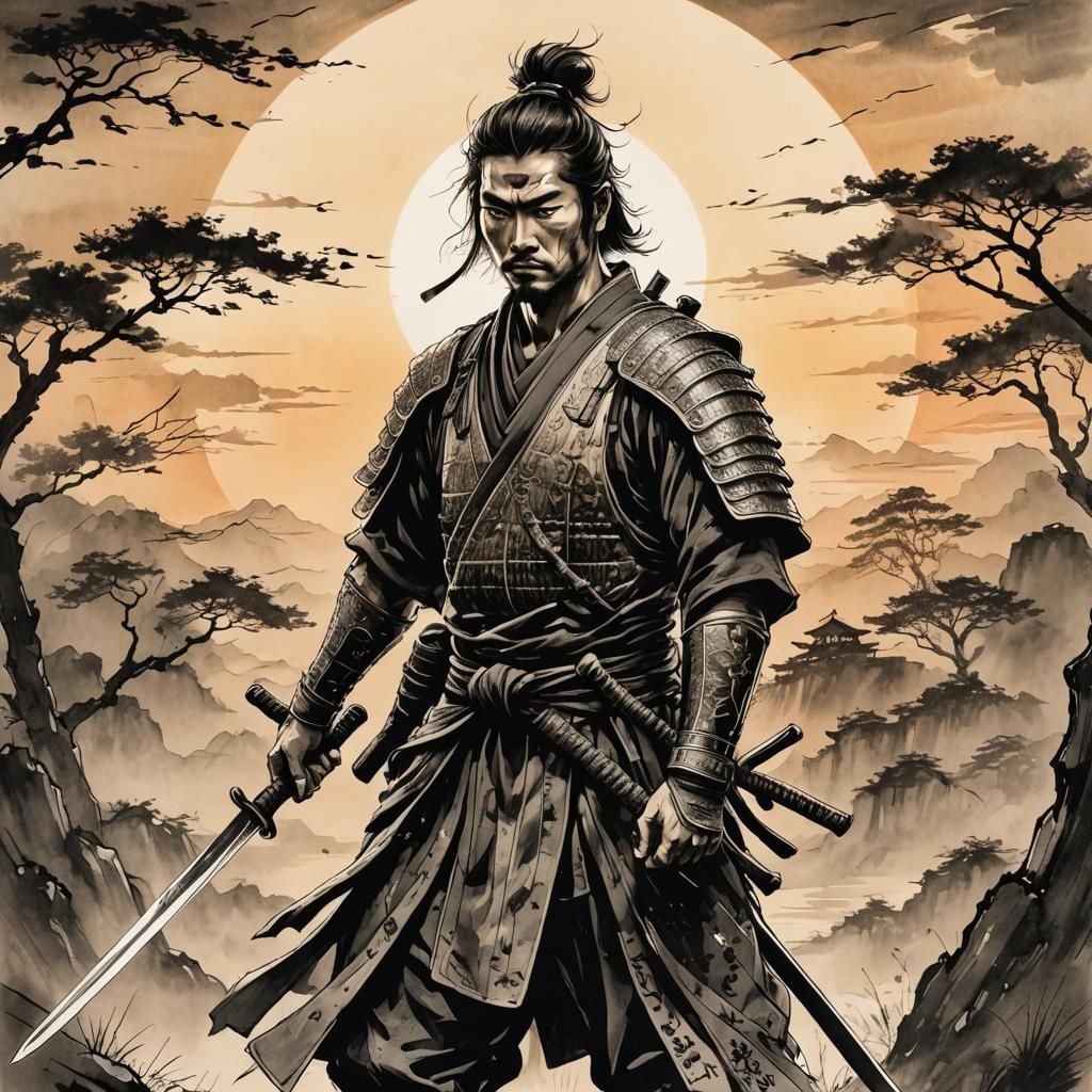 Samurai - AI Generated Artwork - NightCafe Creator