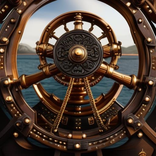 Through the wheel - AI Generated Artwork - NightCafe Creator