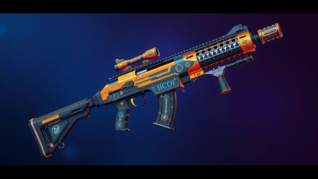 Ethereal Elemental Rifle in Cyberpunk Futurism Sty... - AI Art