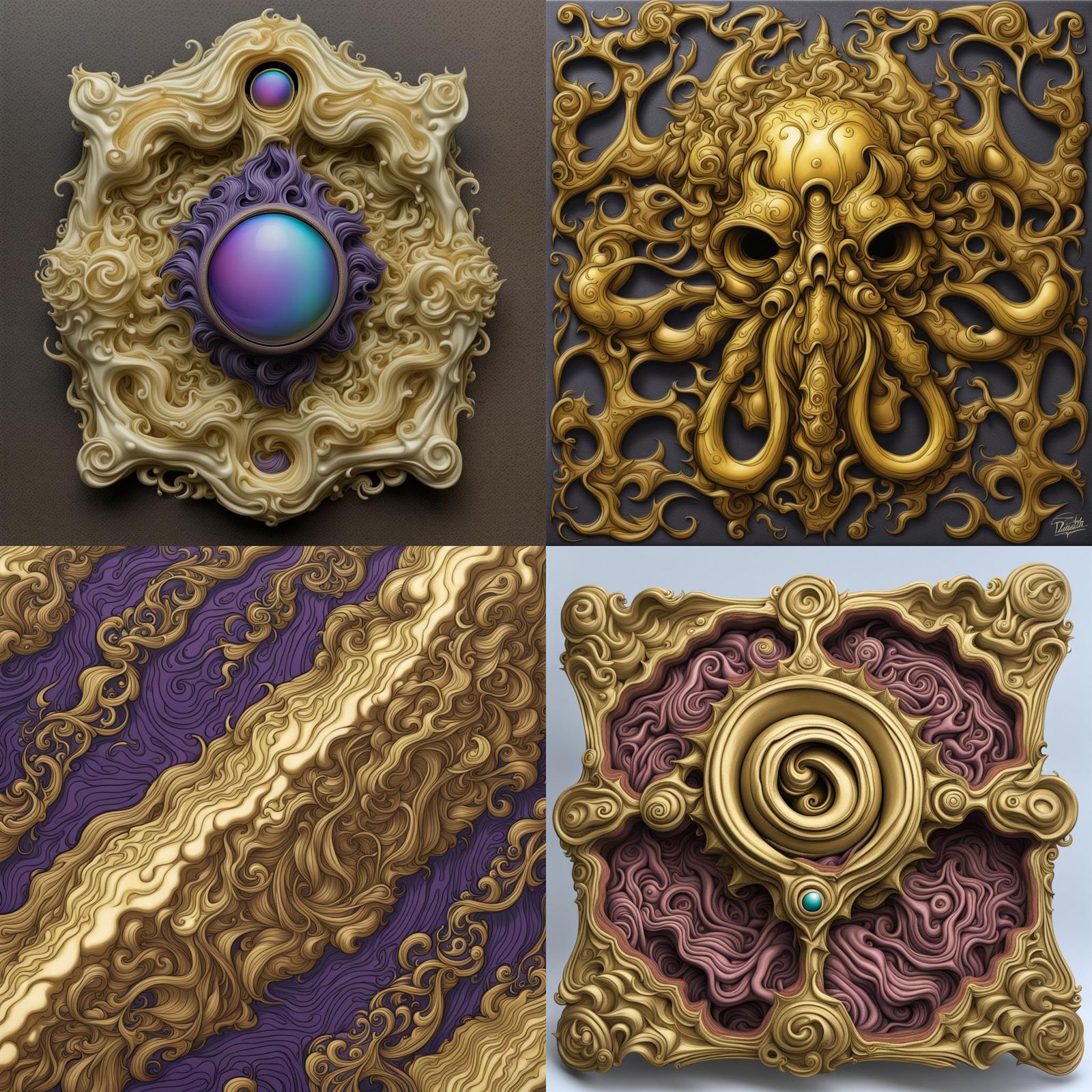 by artist "eldritch gilt-edged fart foam colorway" - AI Generated ...