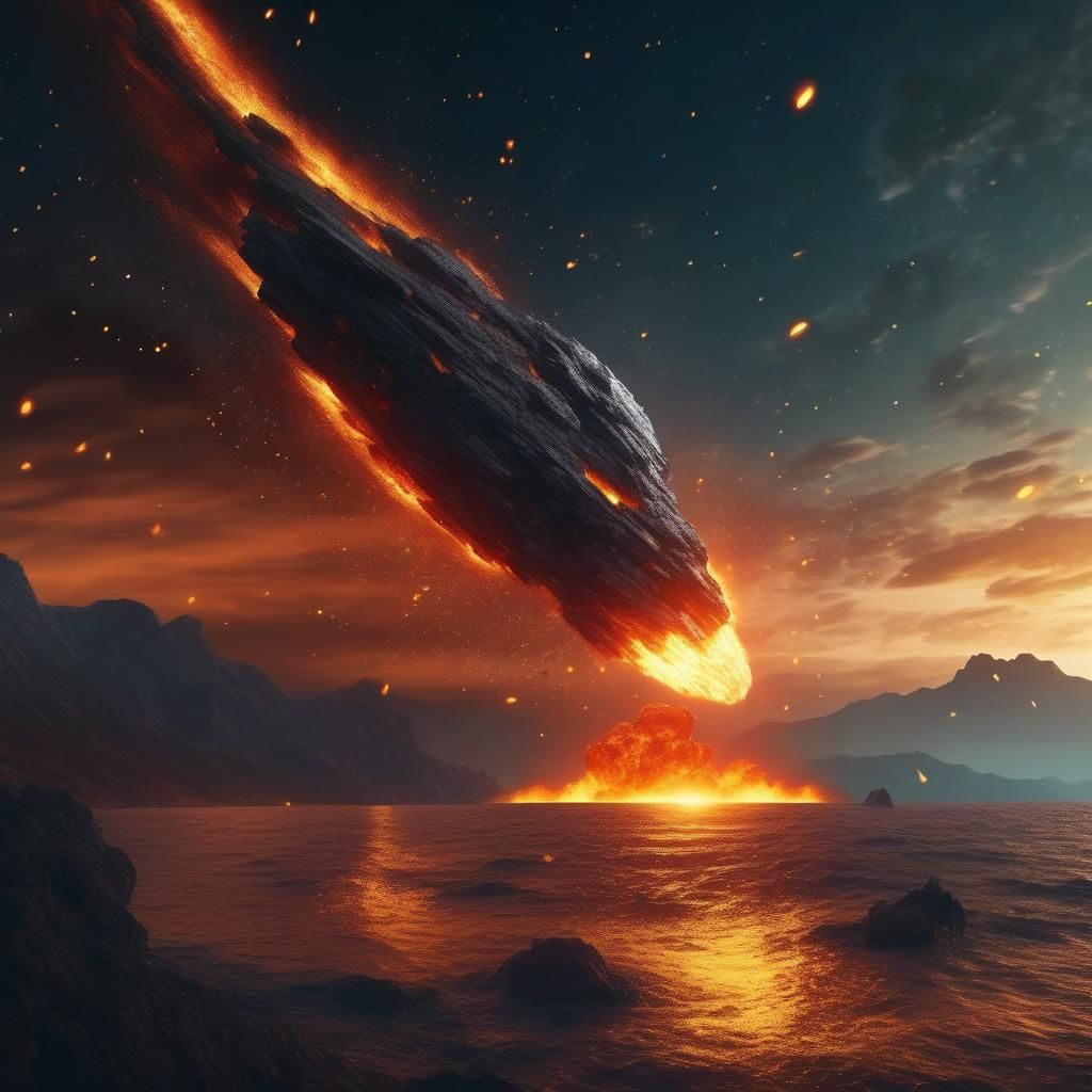 Revelation 8:10-11 - Third Trumpet - AI Generated Artwork - NightCafe ...