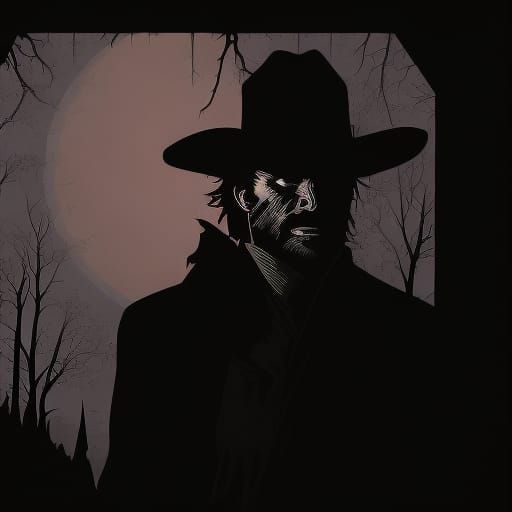 Vampire Cowboy V2 - AI Generated Artwork - NightCafe Creator