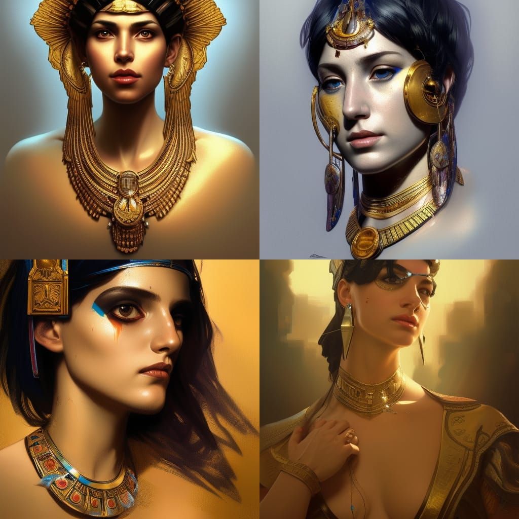 Cleopatra - AI Generated Artwork - NightCafe Creator