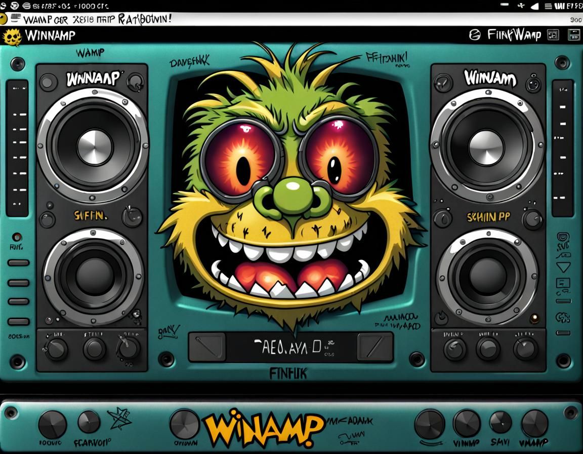 Ratfink winamp skin - AI Generated Artwork - NightCafe Creator