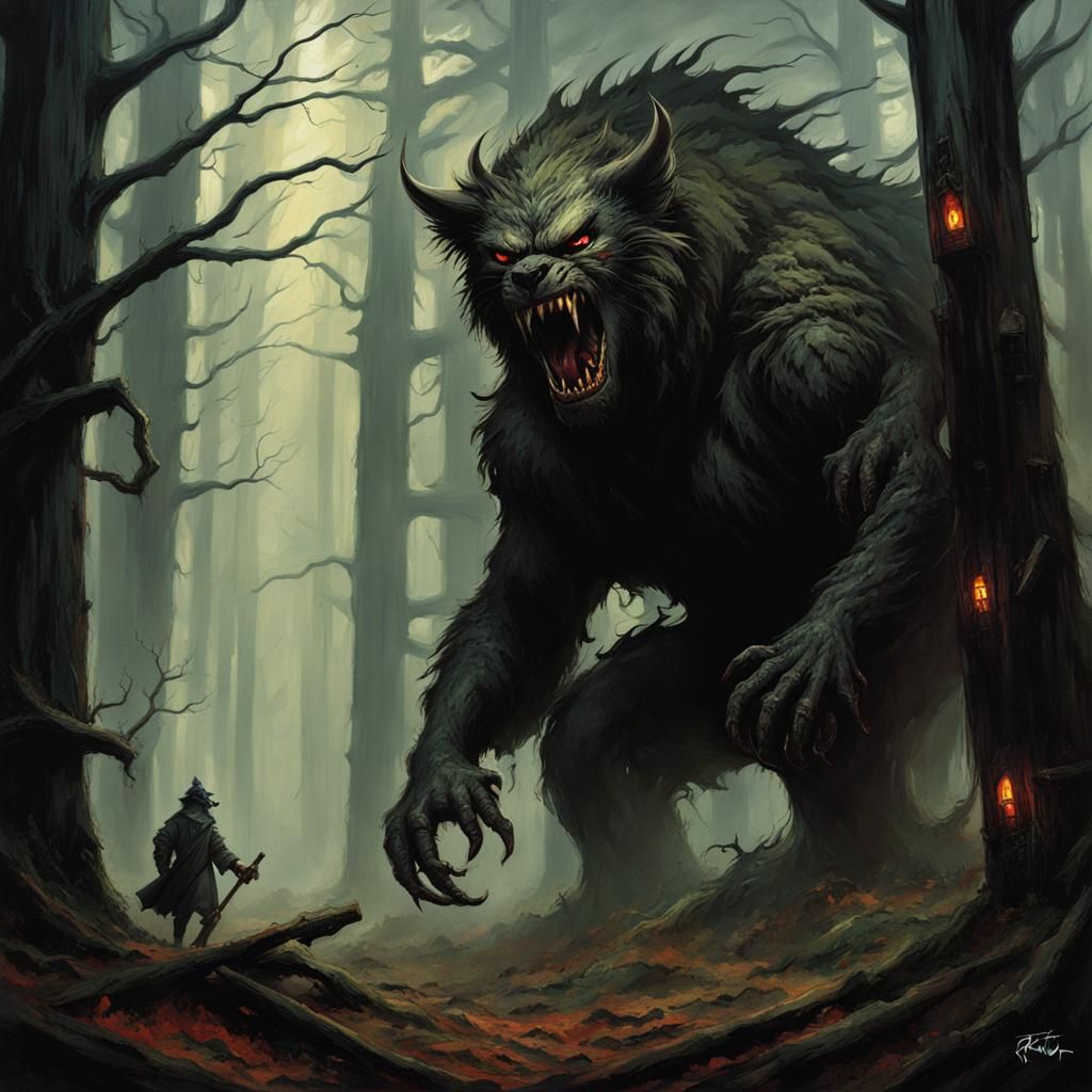 A Filthy Beast - AI Generated Artwork - NightCafe Creator