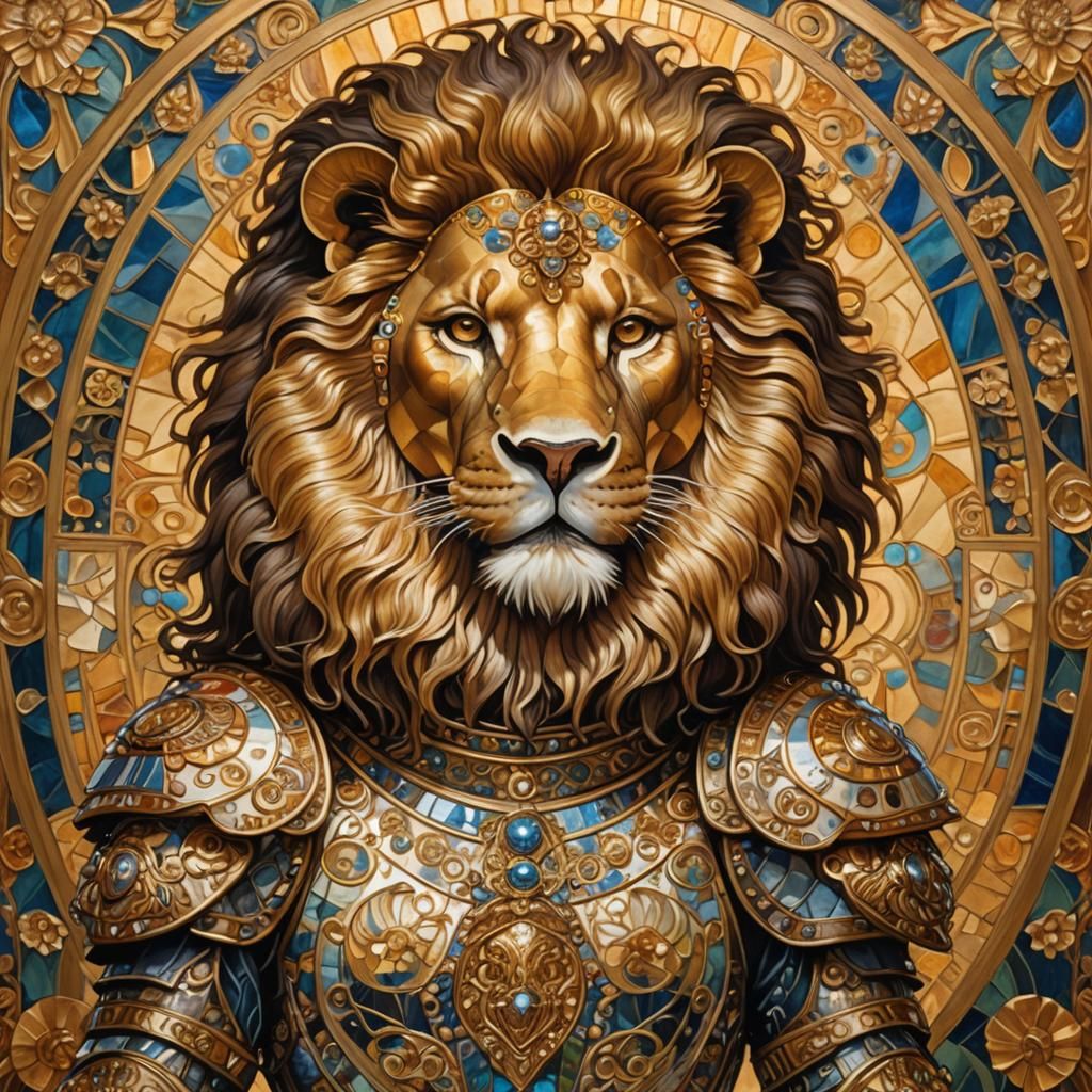 Ornate armour - lion - Ornate armour - lion