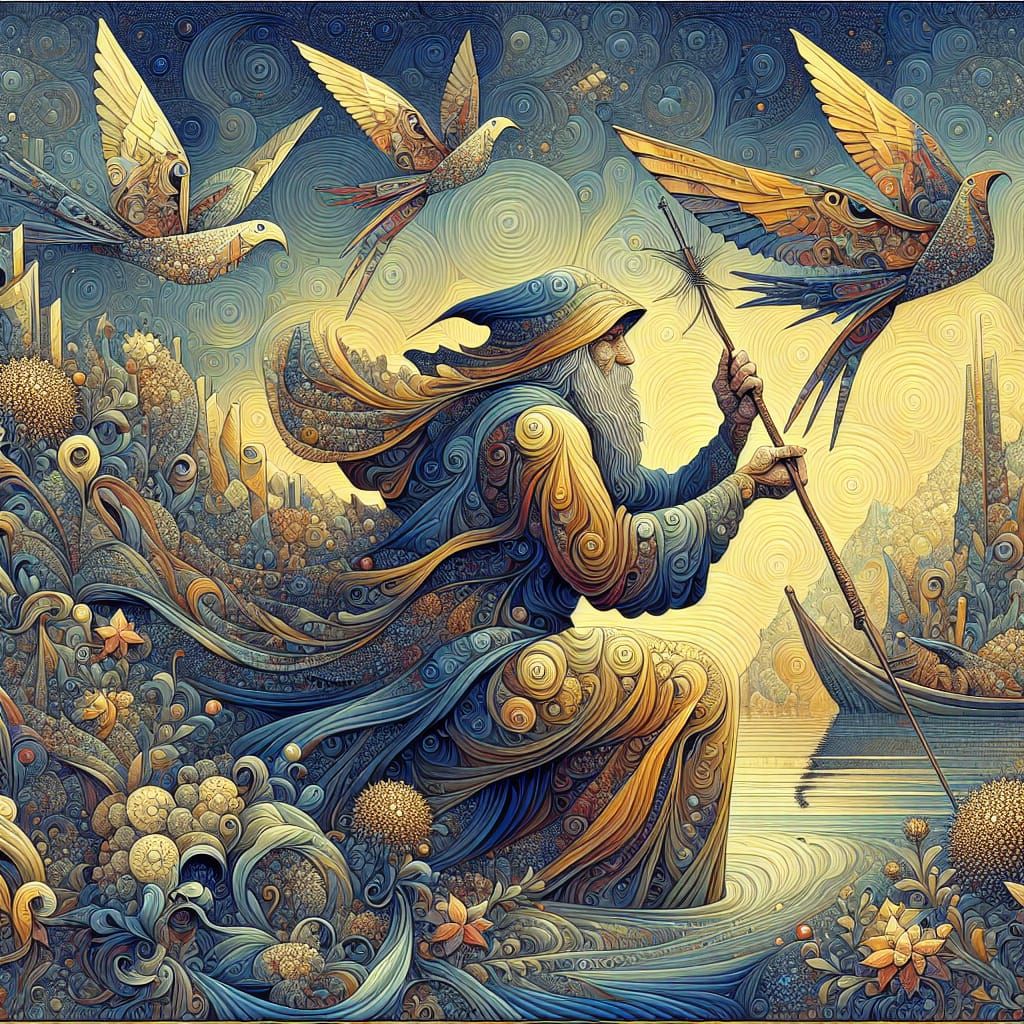 The Ferryman - AI Generated Artwork - NightCafe Creator