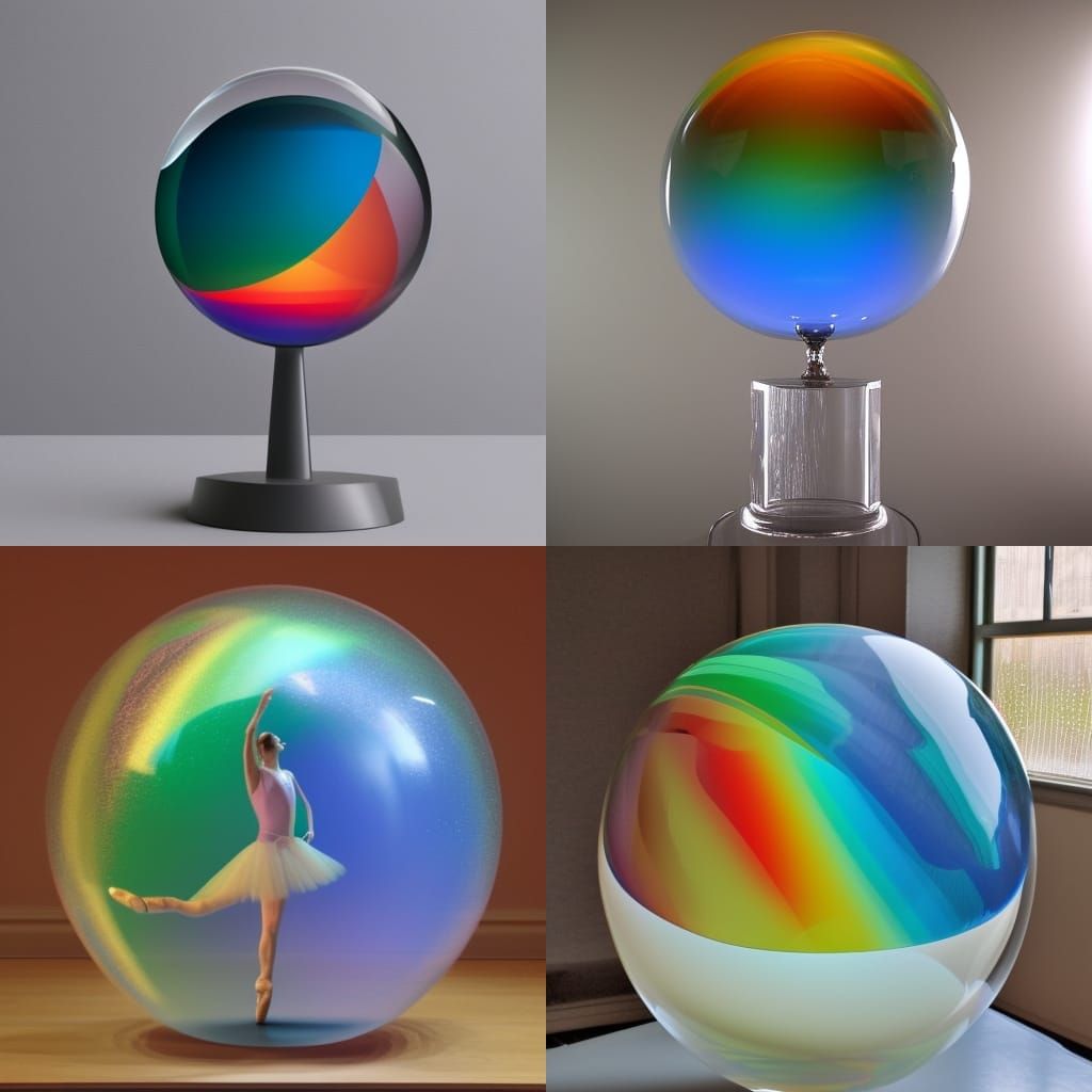 **A very sophisticated design representing a giant translucent resin ...