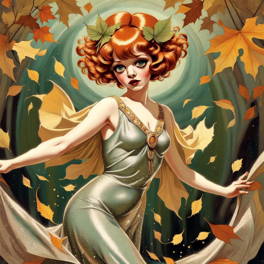 Delphine Does a Dance - AI Generated Artwork - NightCafe Creator