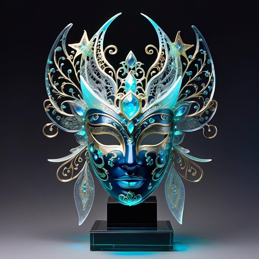 Alien Ceremonial Mask - AI Generated Artwork - NightCafe Creator