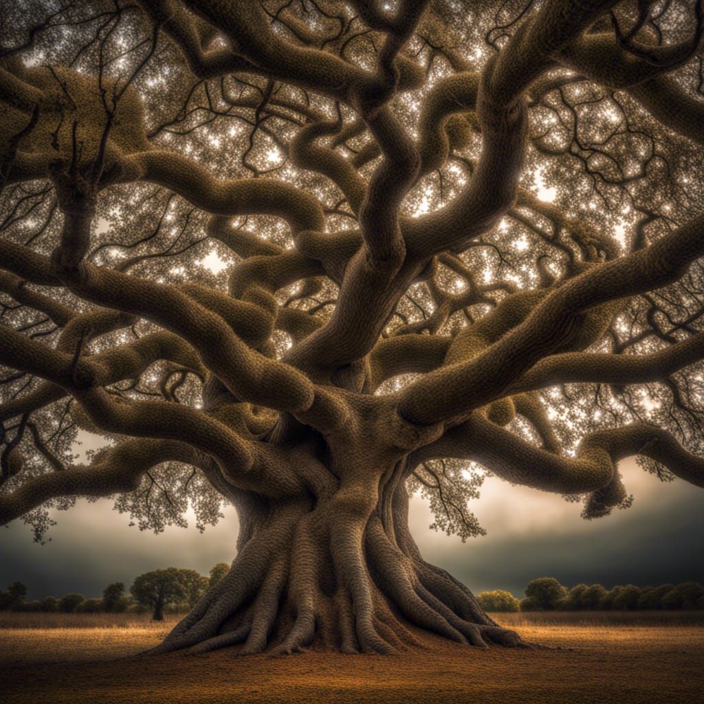 Oak tree - AI Generated Artwork - NightCafe Creator