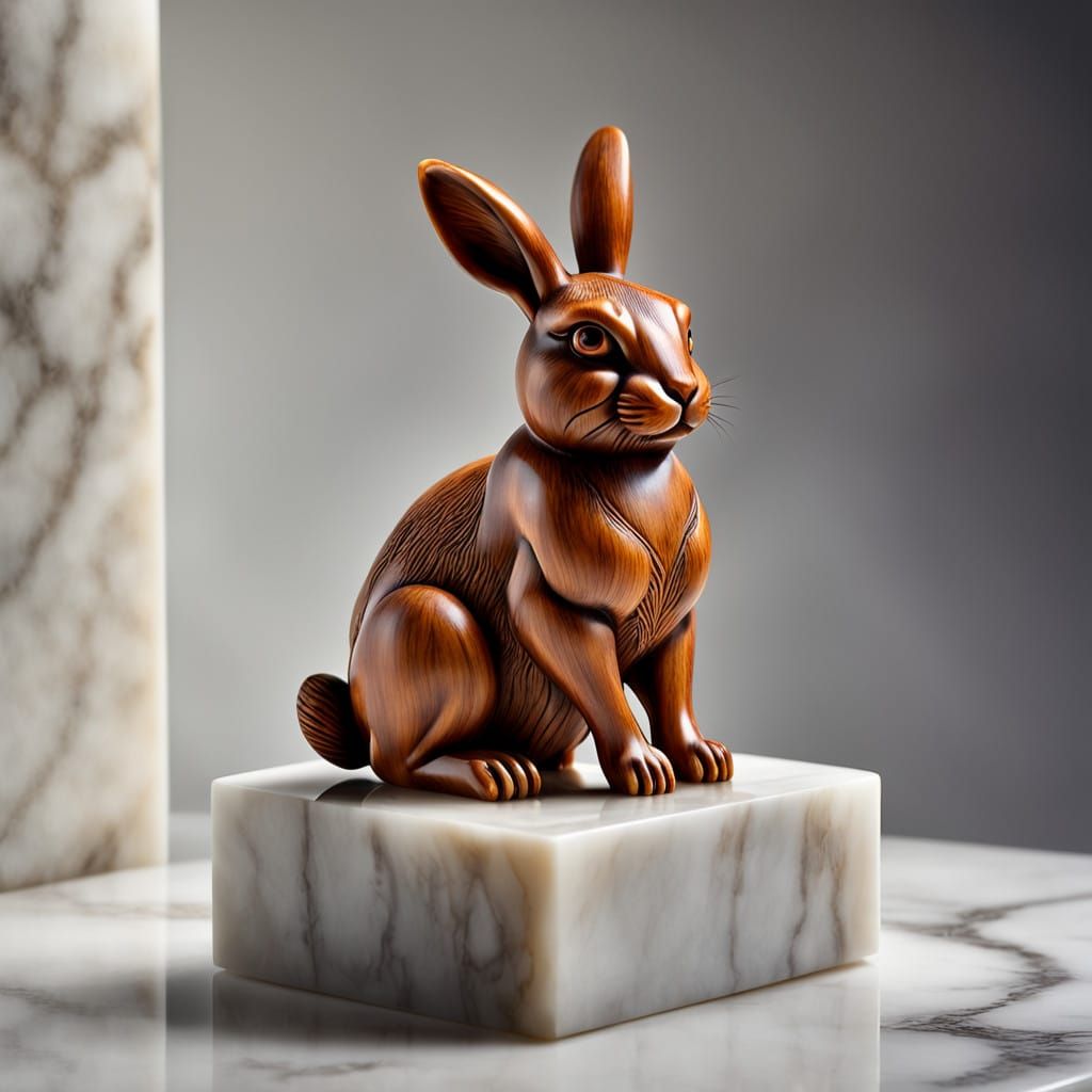 Japanese boxwood rabbit, Year of the Rabbit