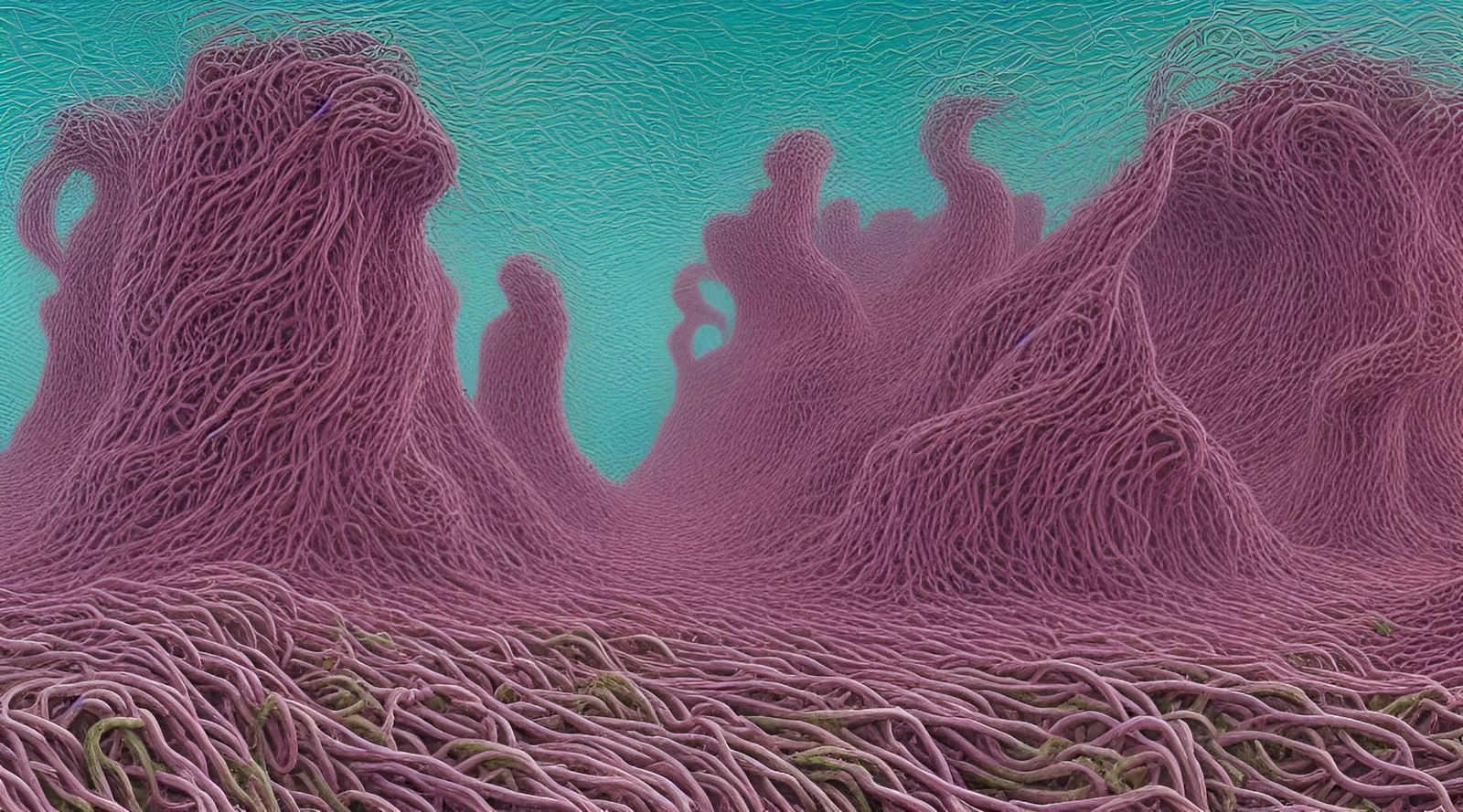 Twisted Tendril Jungle 1 - AI Generated Artwork - NightCafe Creator