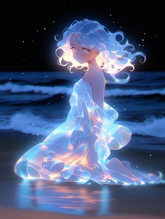 Luminescent girl - AI Generated Artwork - NightCafe Creator