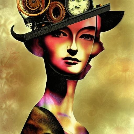 A Clockwork Hat - AI Generated Artwork - NightCafe Creator
