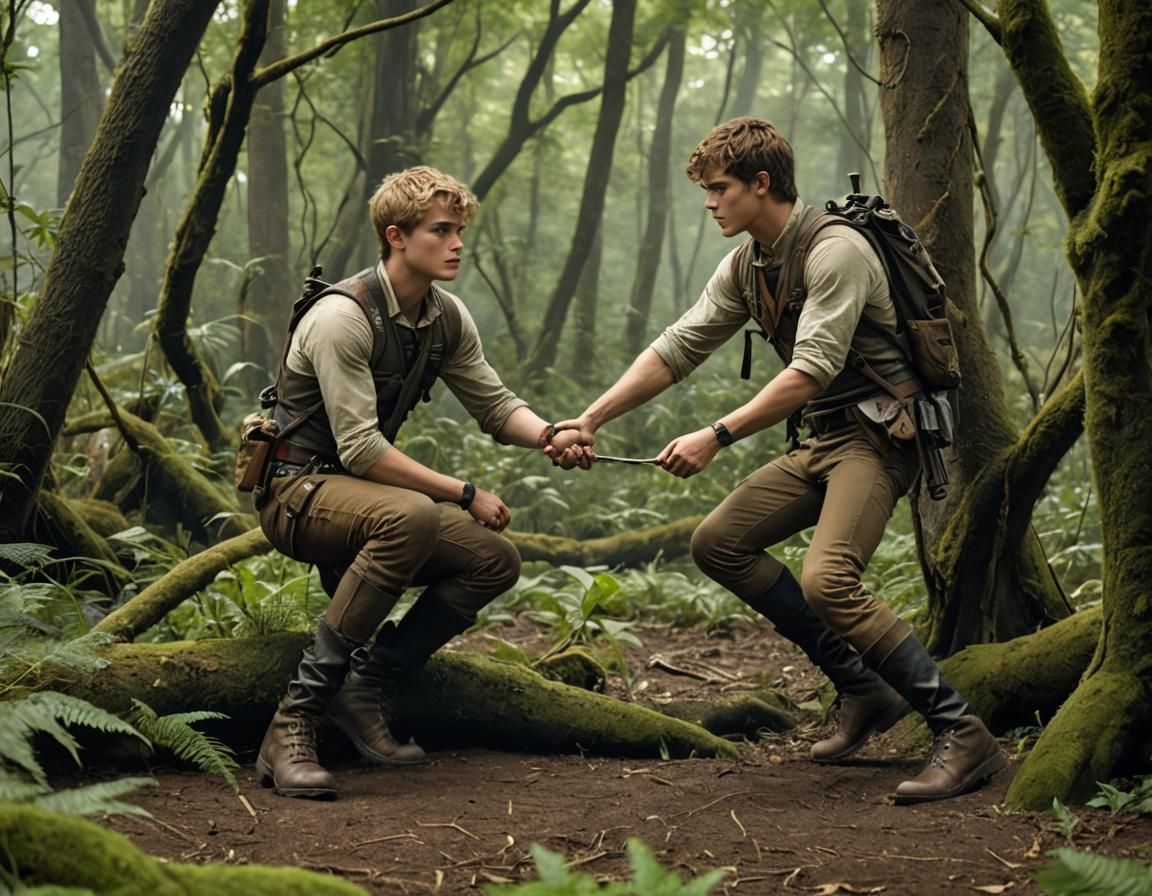 Newt and Thomas the two handsome maze runners - AI Generated Artwork ...