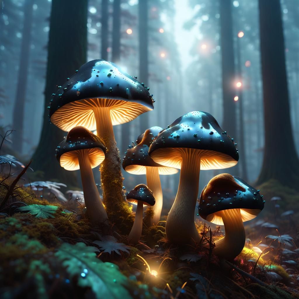 Death Caps - AI Generated Artwork - NightCafe Creator