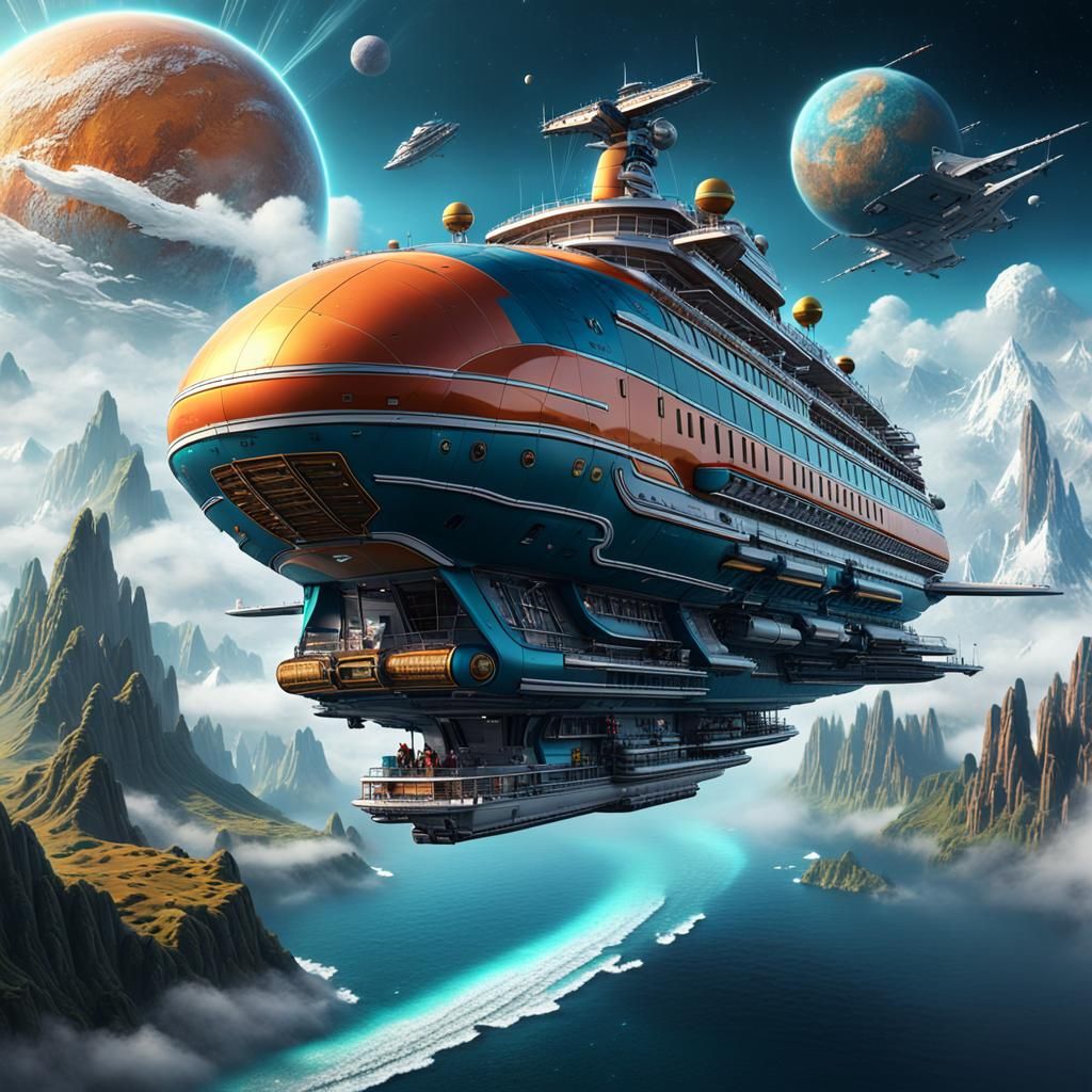 Space Cruise - AI Generated Artwork - NightCafe Creator