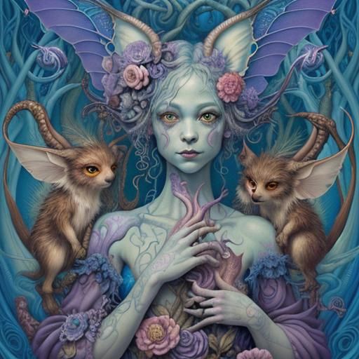 Pixie Underground col - AI Generated Artwork - NightCafe Creator