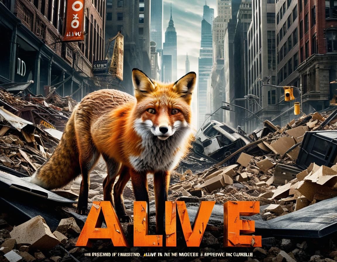 "Alive" [movie poster] - AI Generated Artwork - NightCafe Creator