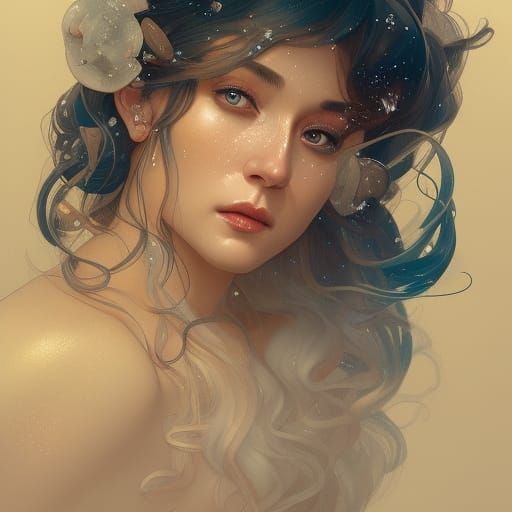 Personification of the moon - AI Generated Artwork - NightCafe Creator