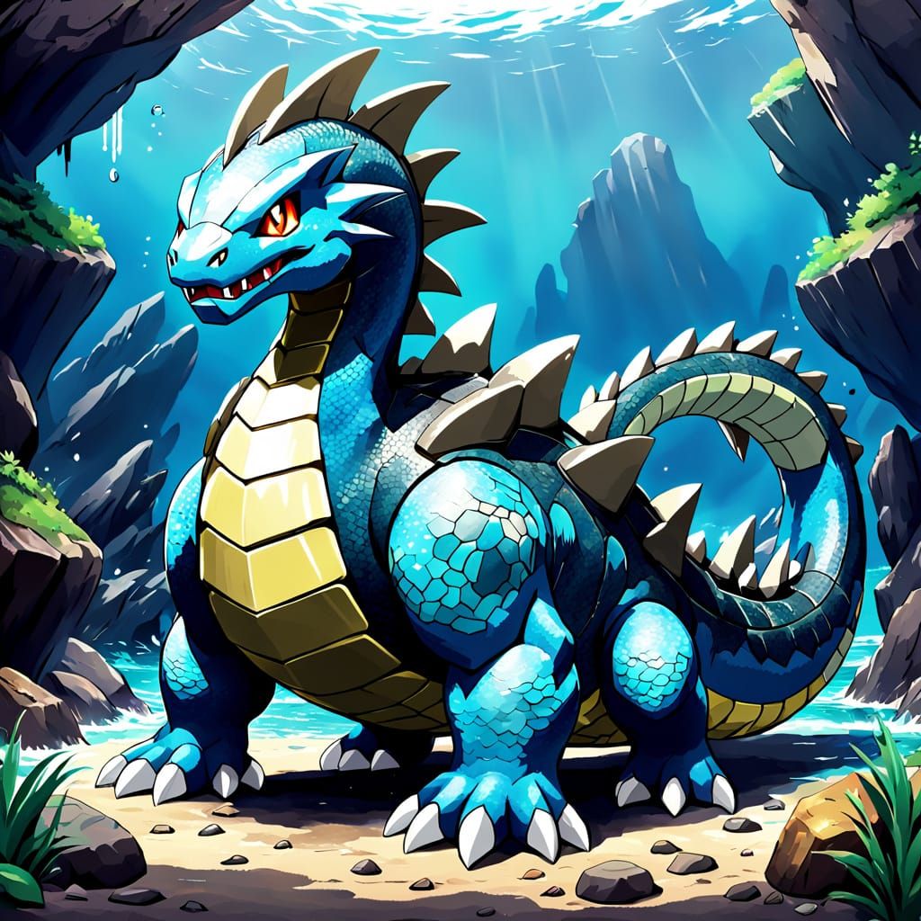 Majestic Rock-type Fakemon with Colossal Body and ... - AI Art