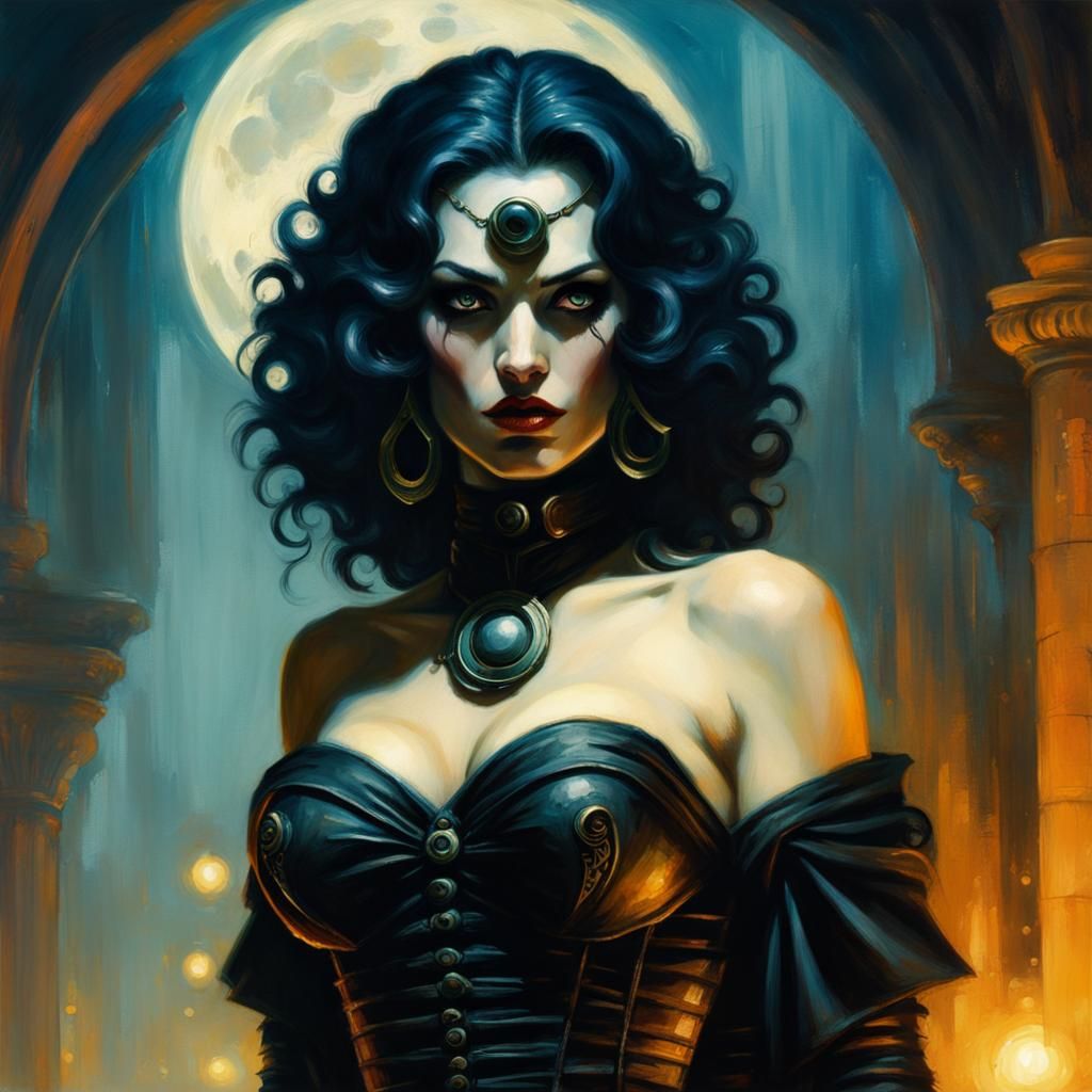 Pulp art in the style of Gerald Brom - AI Generated Artwork - NightCafe Creator